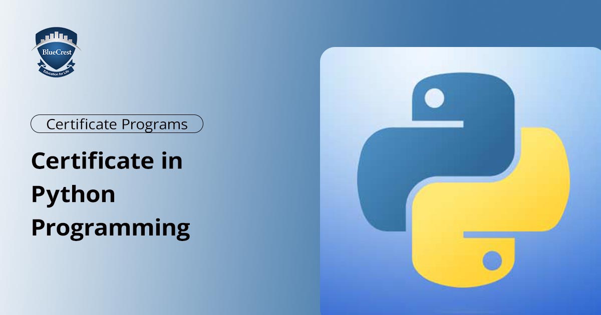 Certificate in Python Programming | BlueCrest Liberia