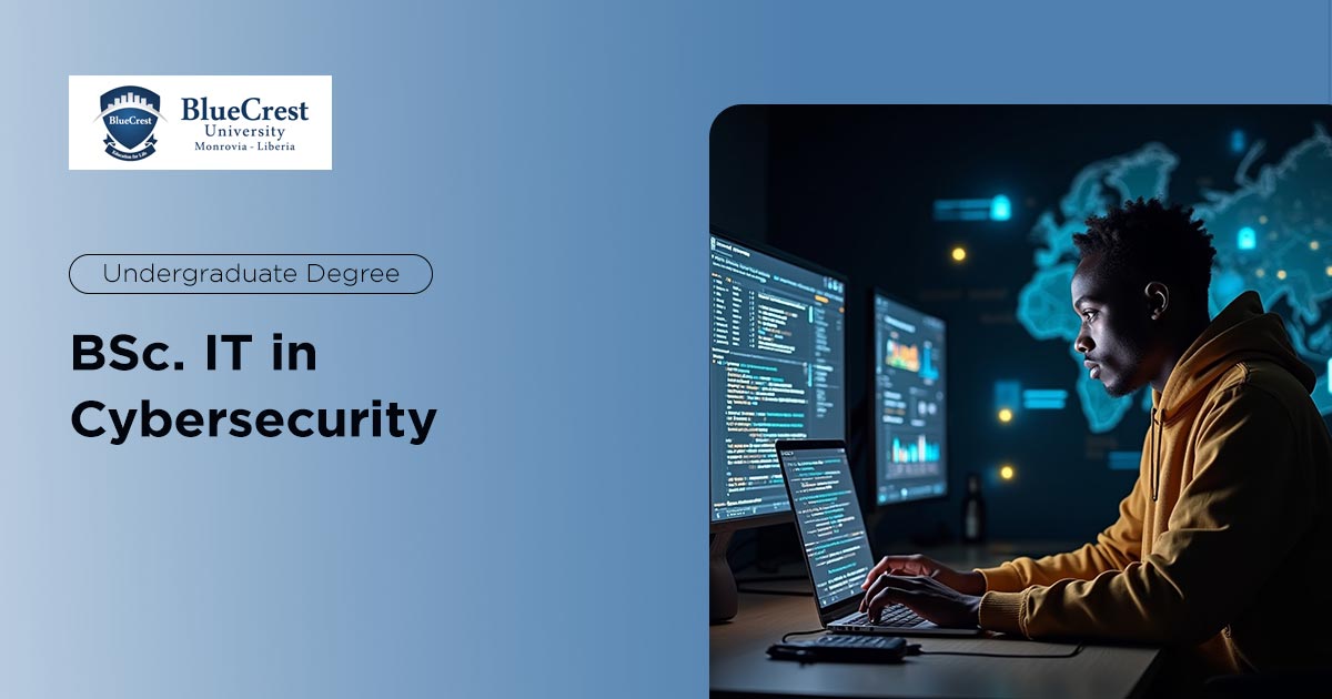 BSc. IT in Cybersecurity | BlueCrest University Liberia